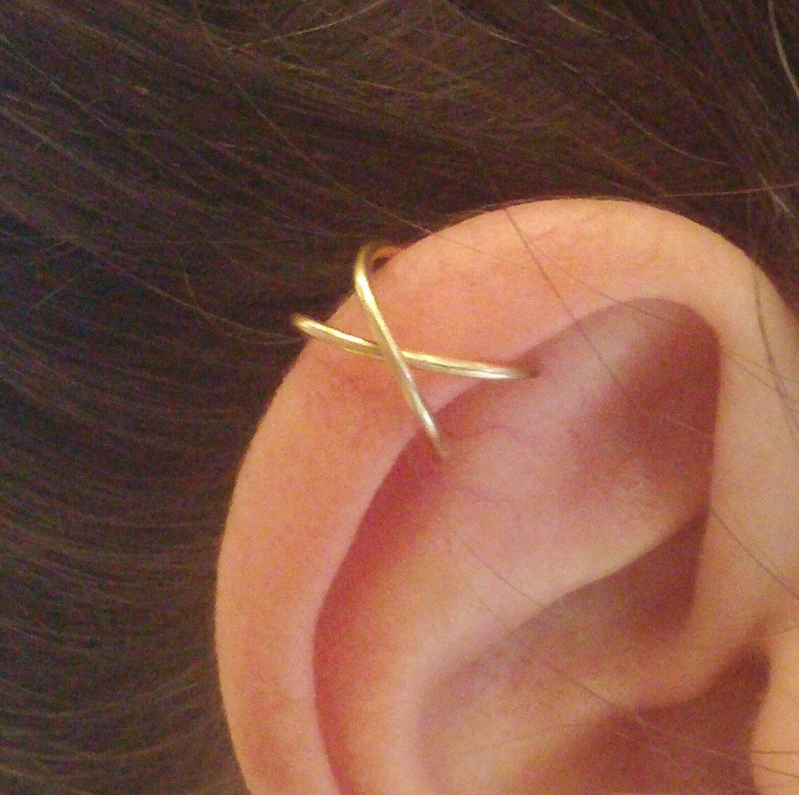 Ear Clip Ear Wraps Earring Cuff Fake Ear Cuff Silver Ear Etsy