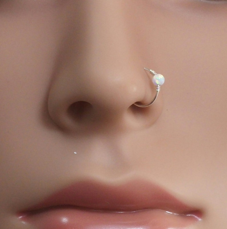 Fake Nose Ring Fake Nose Piercing Fake Nose Hoop Nose - Etsy Israel