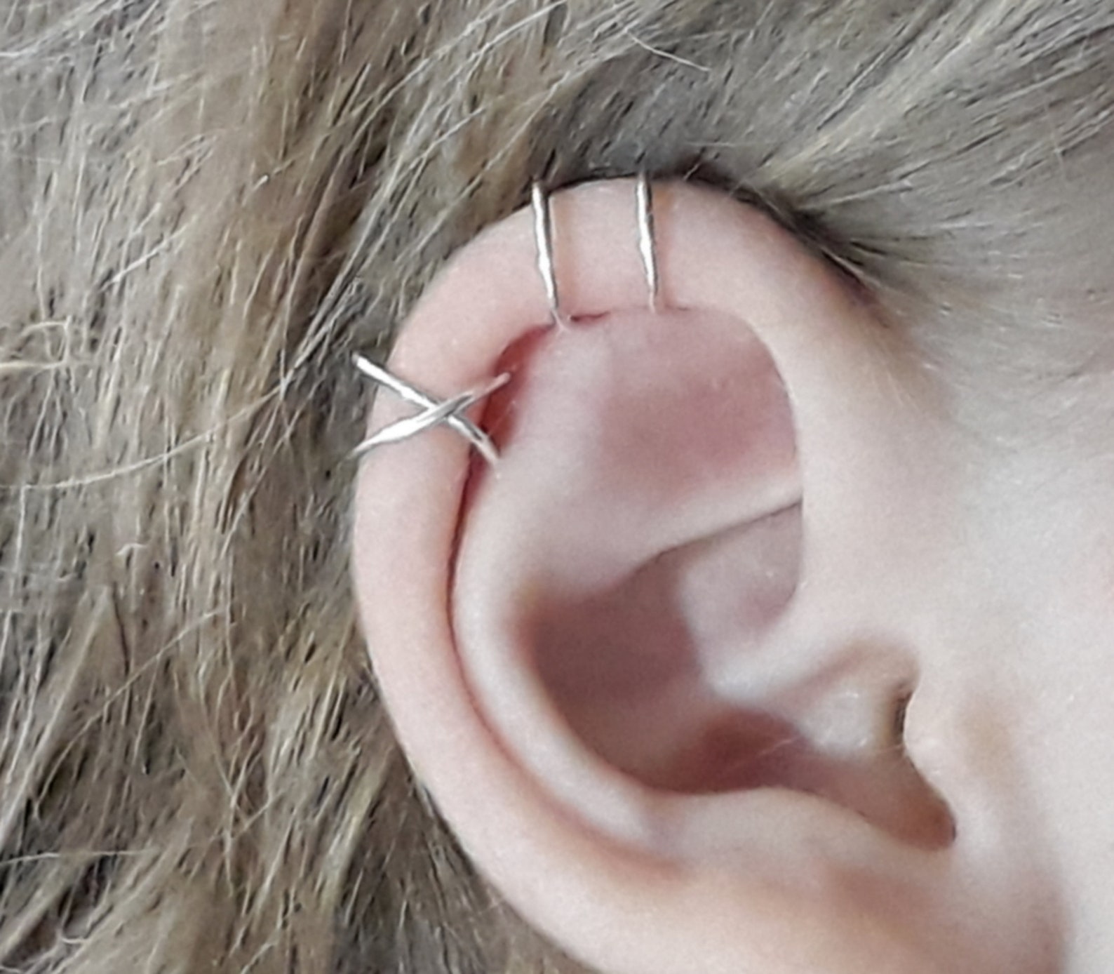 Ear Cuff Silver Ear Cuff Ear Cuffs Earcuff Ear Wrap Ear - Etsy