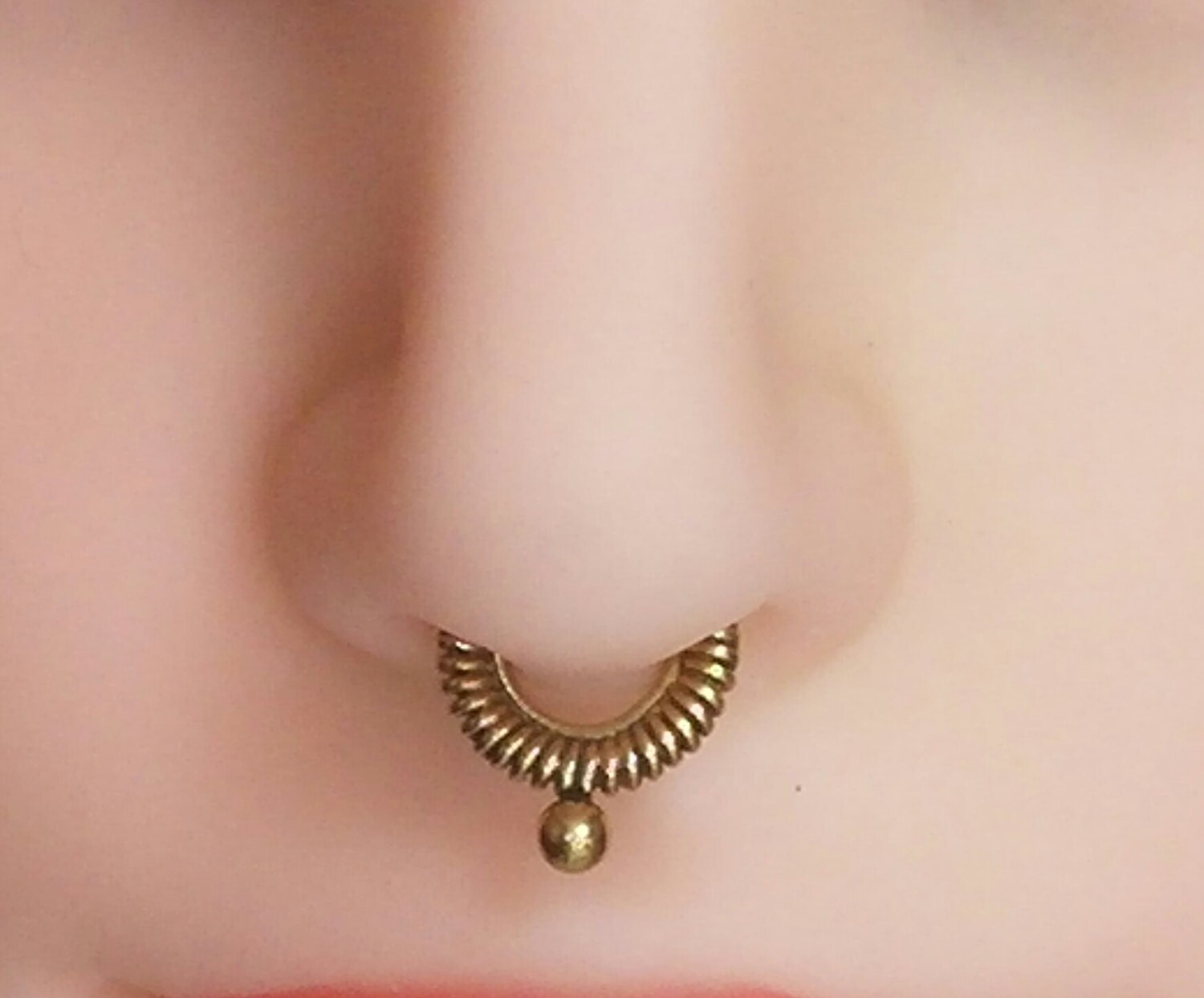 Fake Septum Ring, Fake Septum, Faux Septum, Faux Septum Ring, Fake ...