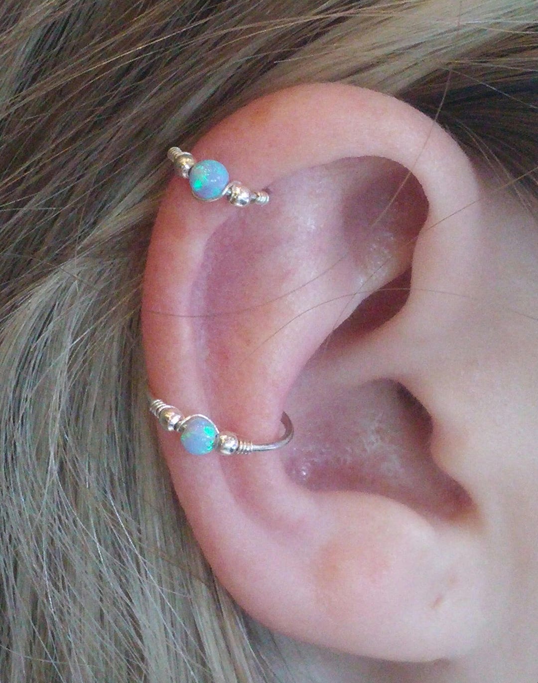 Conch Hoop Ohrring Gold / Sterling Silber, Conch Ring, Conch Piercing ...