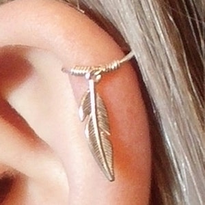 Helix Earring, Cartilage Earring, Helix Piercing, Cartilage Hoop, Helix ...