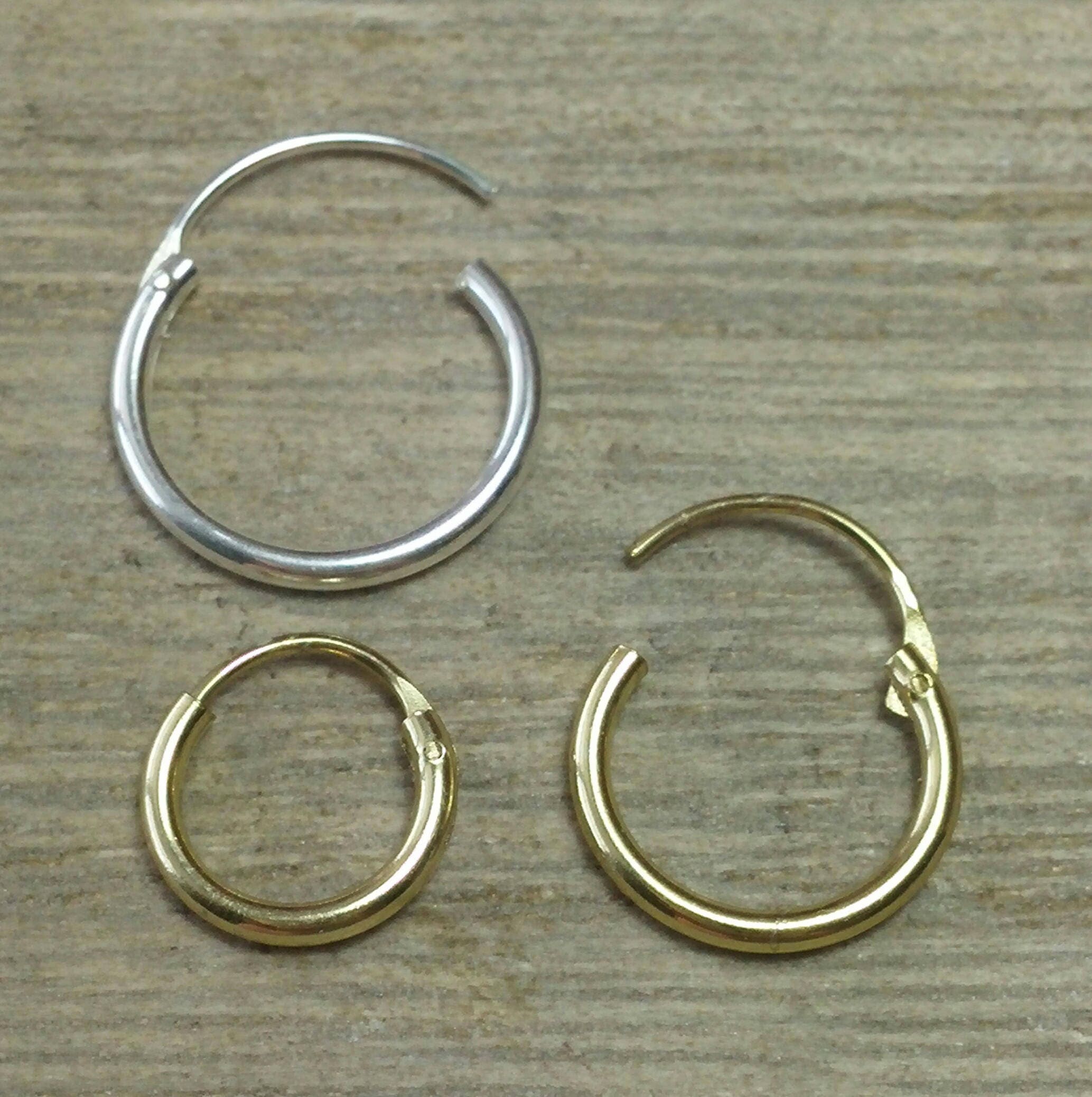 Cartilage Hoop Cartilage Piercing Gold Cartilage Hoop Helix - Etsy Israel