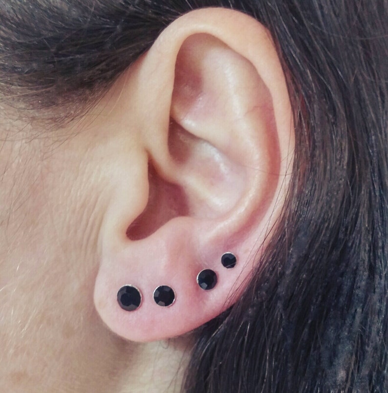 Small Stud Earring Silver Studs Stud Earrings Mens - Etsy