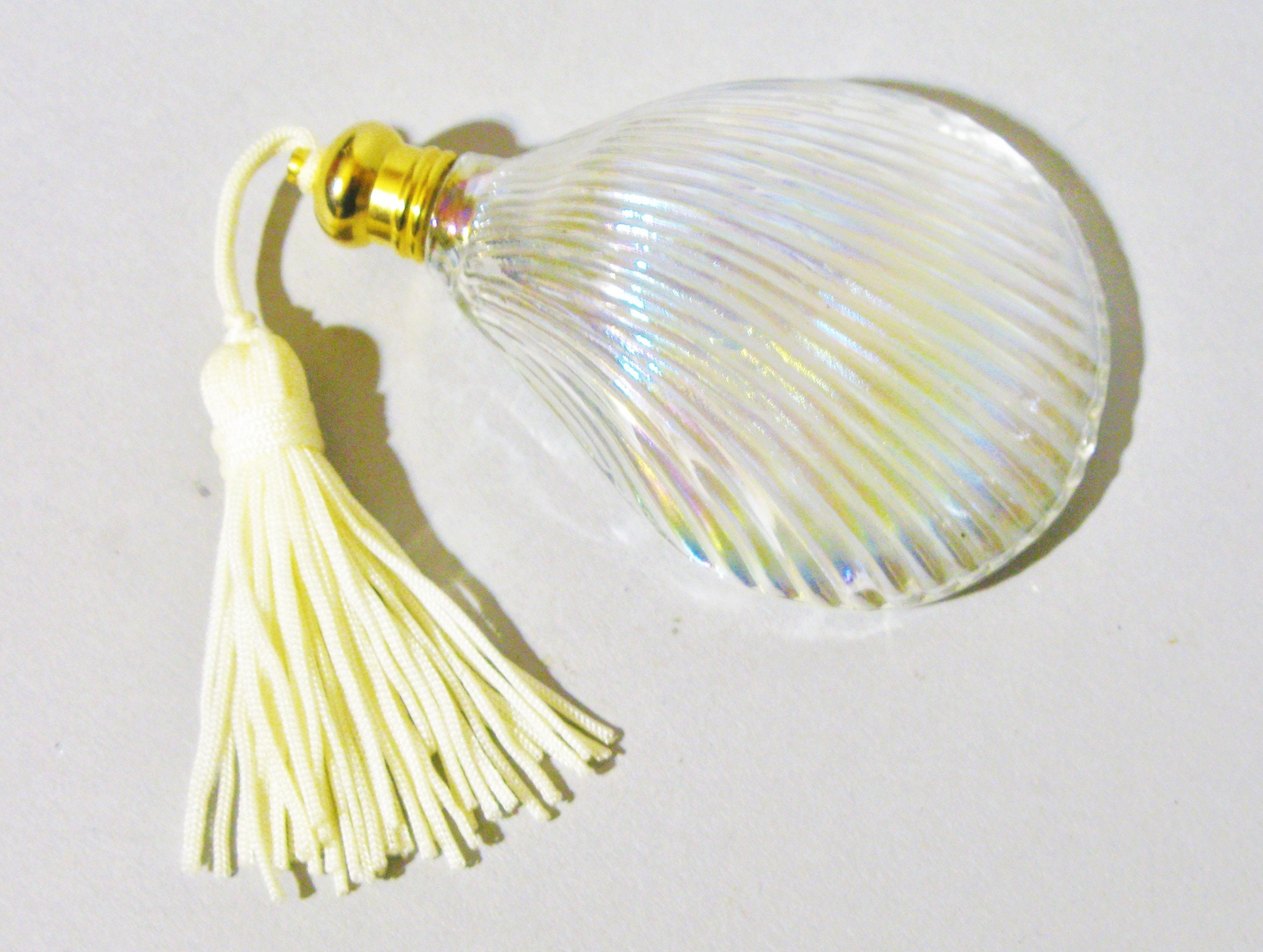 Raro SIA Iridescent Perfume Botella Shell Forma con Tassle | Etsy