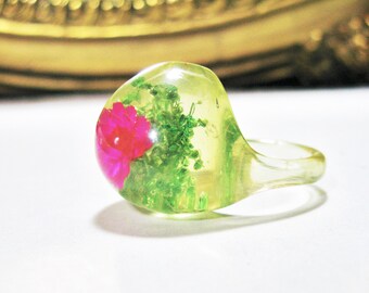 Lucite Ring | Etsy UK