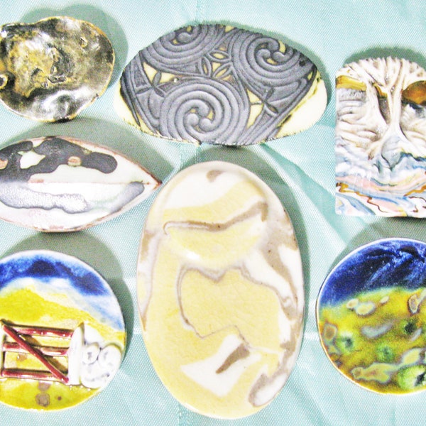 Ceramic Brooch - Etsy