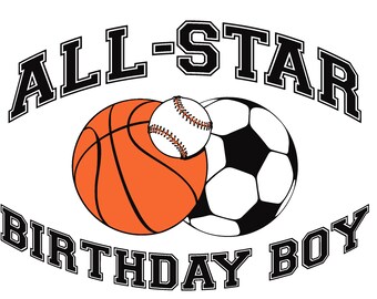 All Star Birthday | Etsy