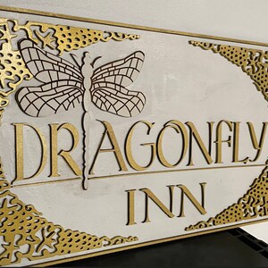 Dragonfly Inn Sign Gilmore Girls Sign Stars Hollow Wood | Etsy