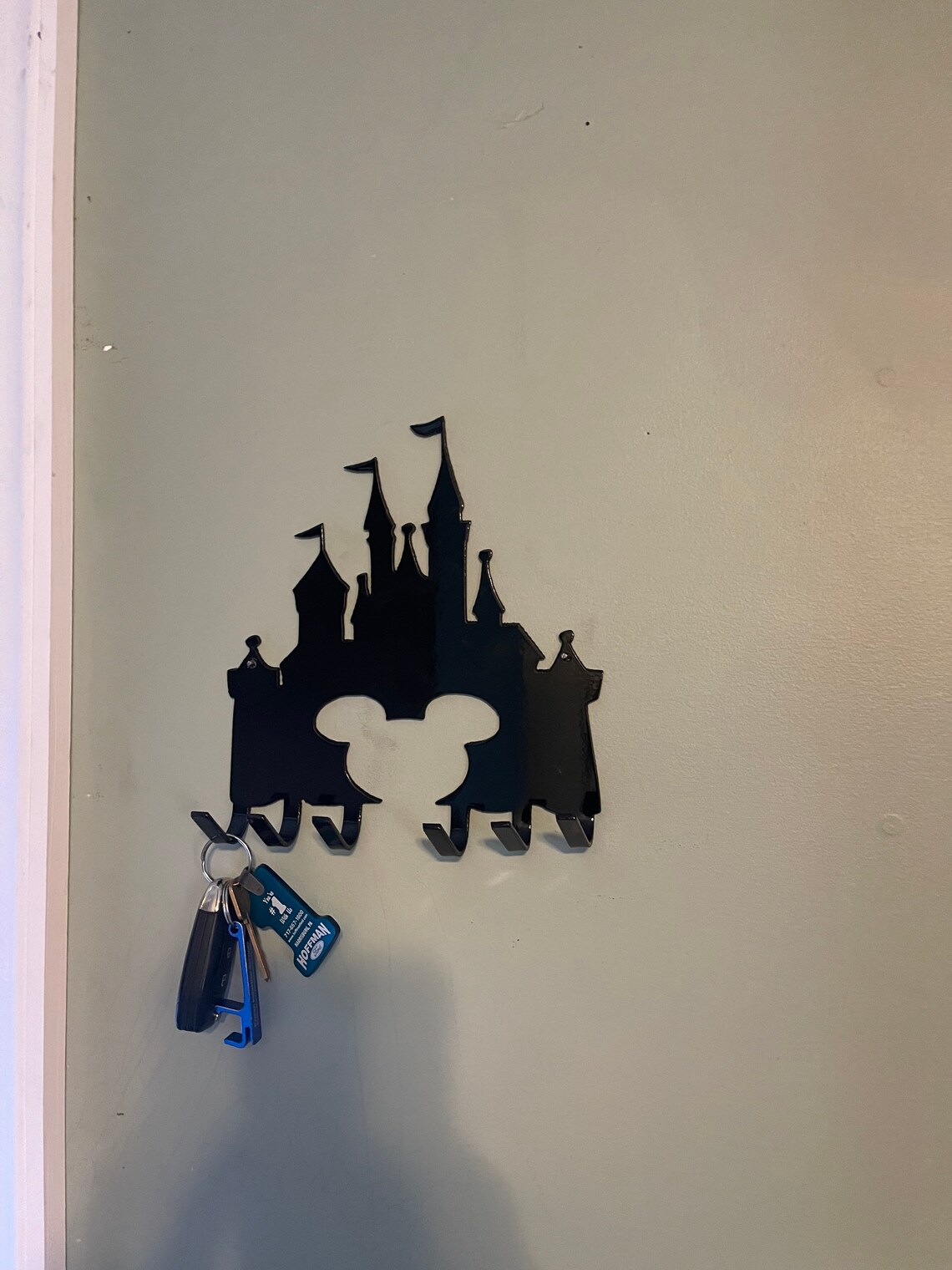 Disney Castle Key Holder Wall Mount Style - Etsy
