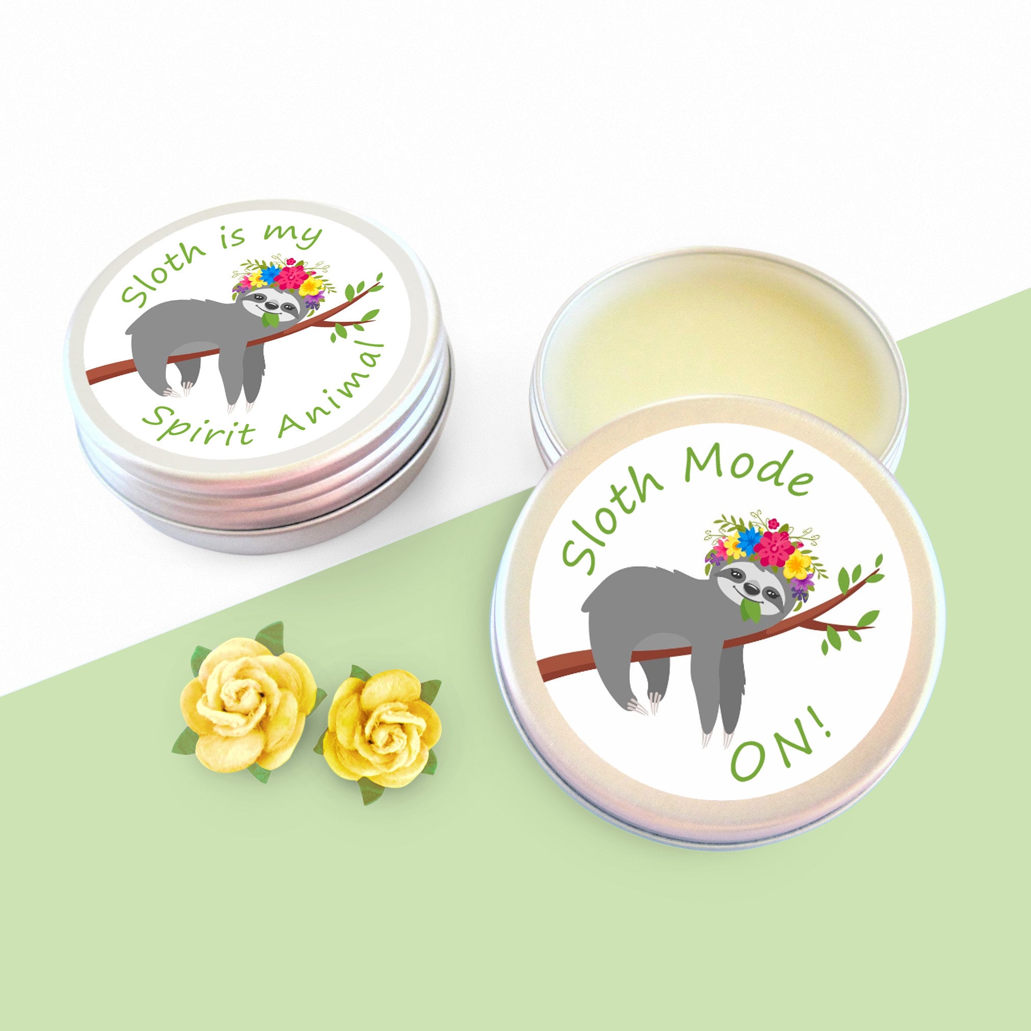 Sloth Gift Ideas Sloth Themed Lip Balms Sloth Gift Items - Etsy UK