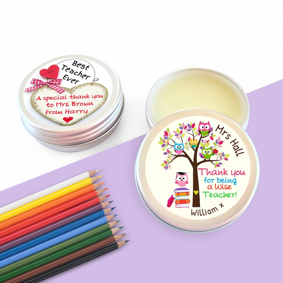 Teachers Gifts Year End, Thank You Teacher Lip Balm Gift, Teaching ...
