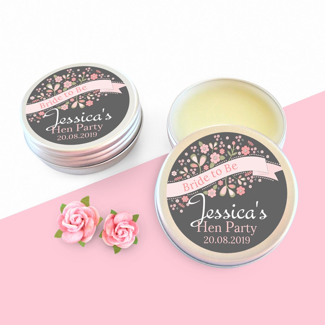 Personalised Hen Party Lip Balms, Hen Do Keepsake, Bridal Party Gifts ...