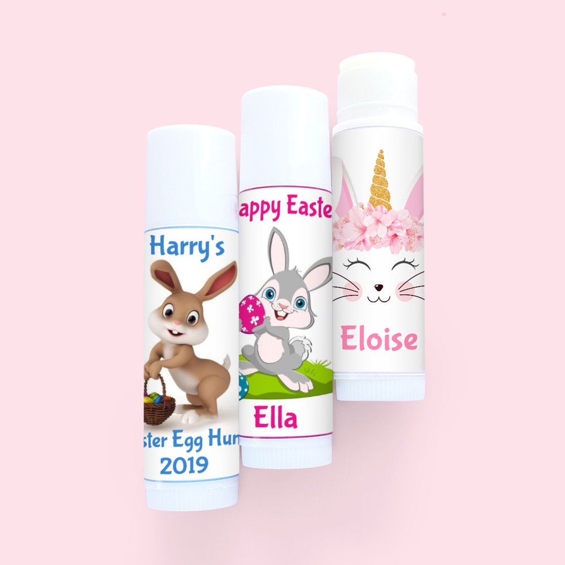 Easter Bunny Lip Balm for Kids Kids Easter Gifts Easter | Etsy UK