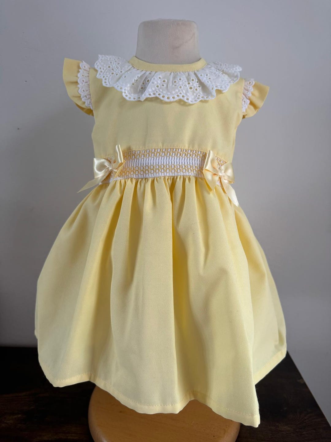 Lemon Baby Girl Dress - Etsy