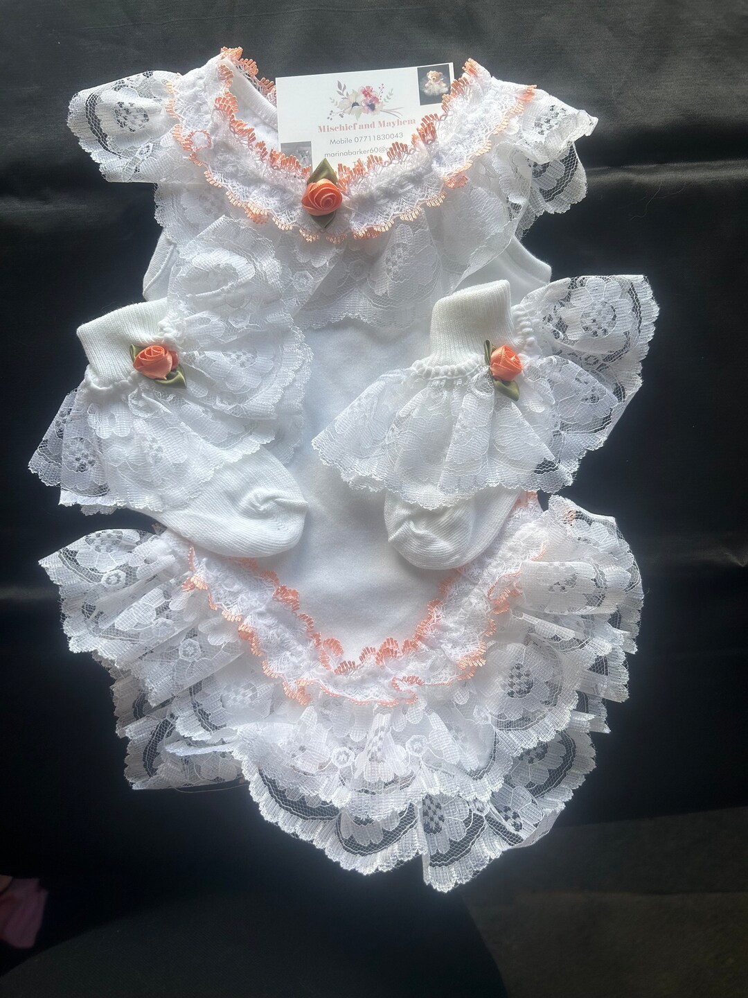 Spanish Style Frilly Vest Set - Etsy UK