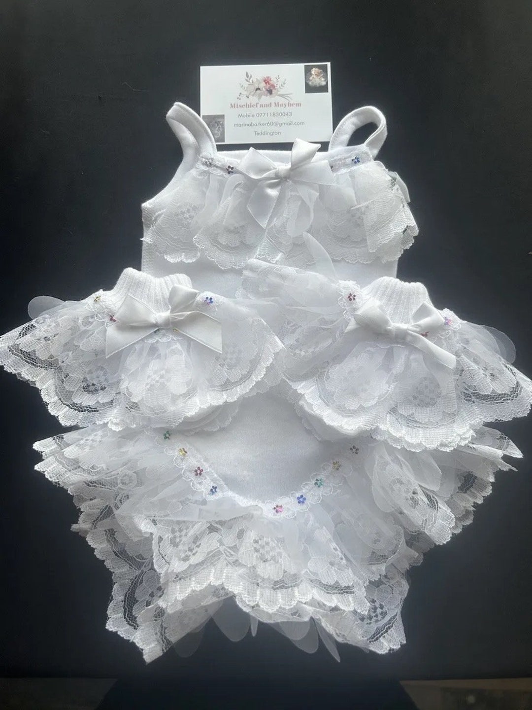 Spanish Style Frilly Vest Set Tiny Baby - Etsy