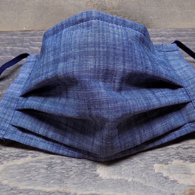 Denim Face Mask - Etsy