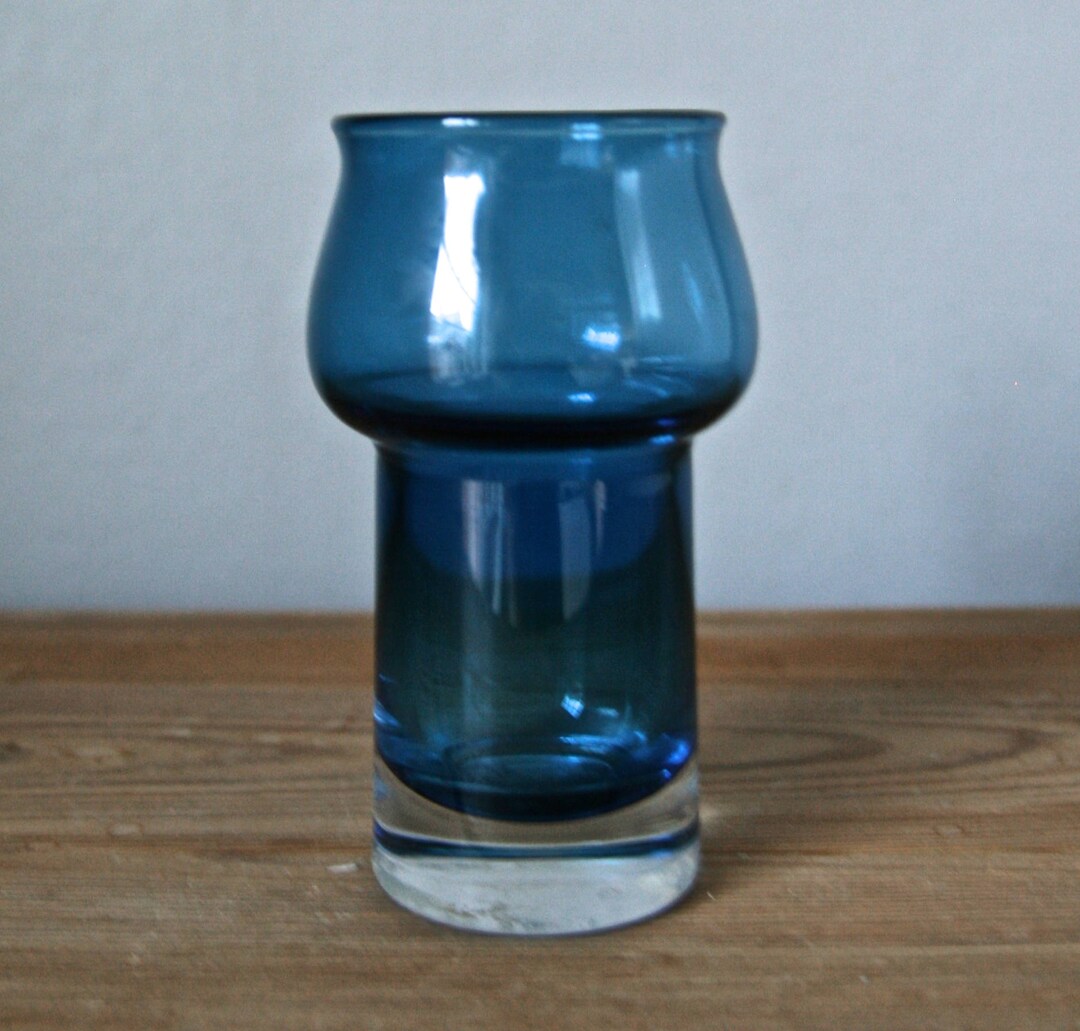 1960 Norway Hadeland Glass Vase, Design Willy Johansson - Etsy