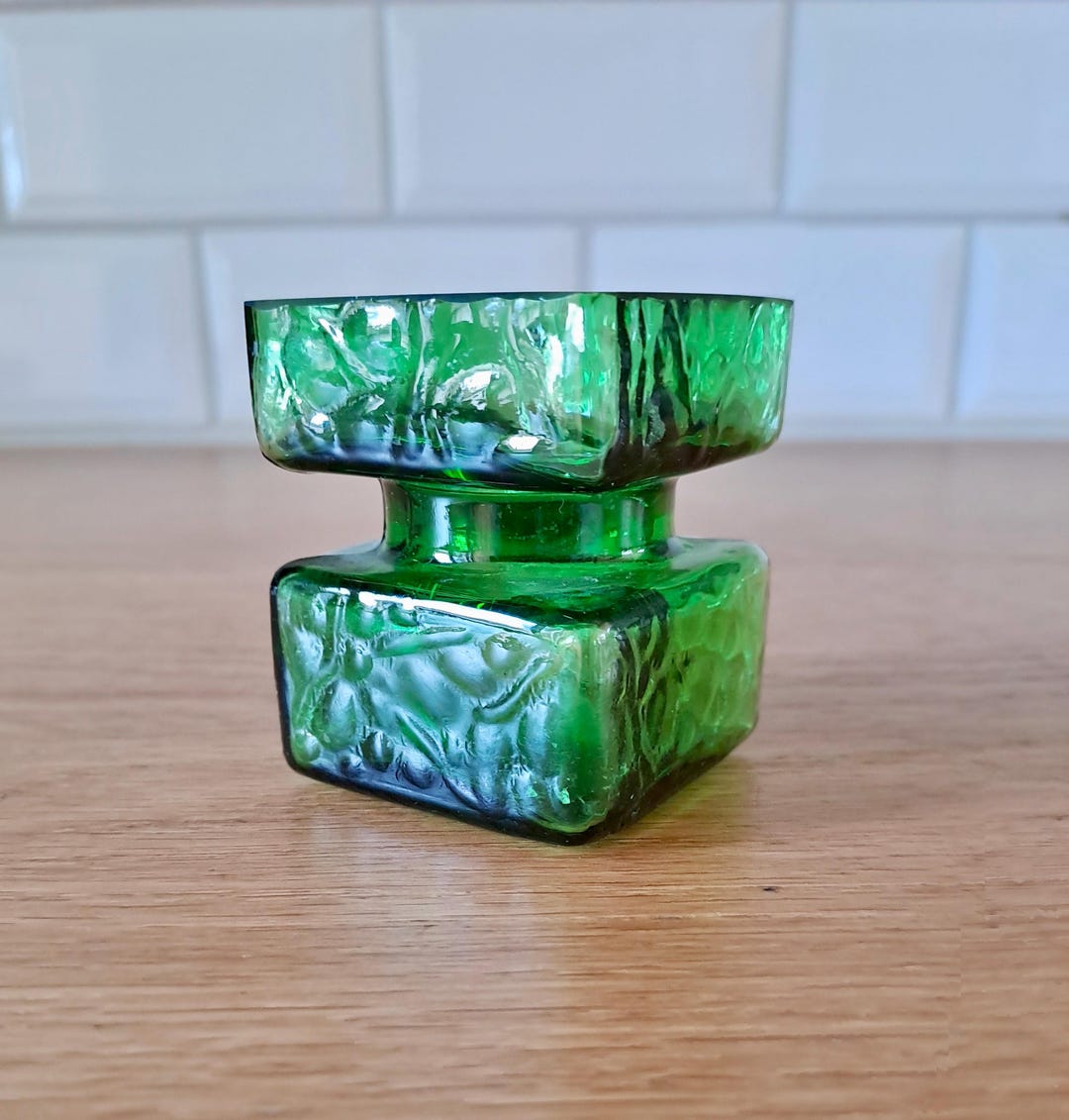 Small Finnish Pala Glass Vase Riihimaën Helena Tynell 1960 - Etsy