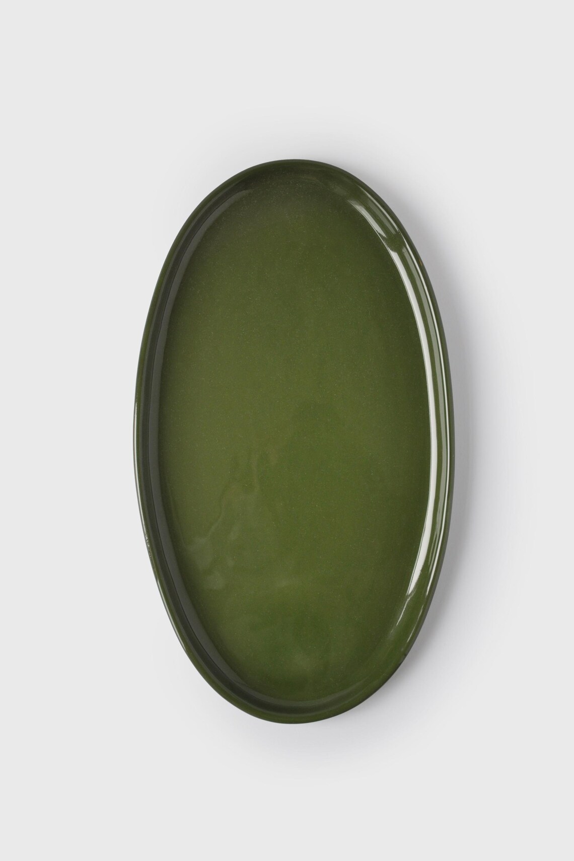 Oval Porcelain Platter Oval Serving Plate Pottery Dinnerware, Versatile ...