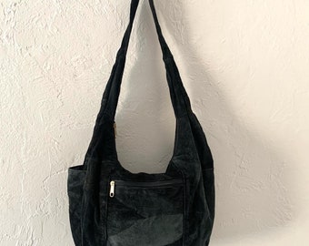 Suede Patchwork Bag - Etsy