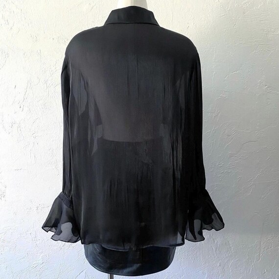 Shiny sheer iridescent blouse - Gem