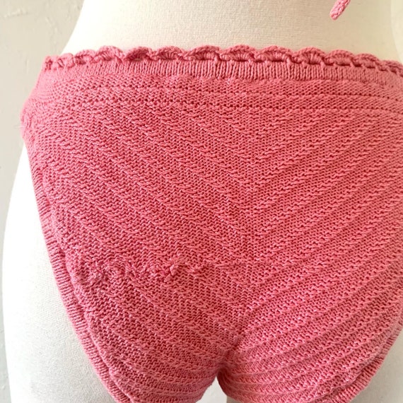 Vtg Victoria’s Secret crochet string bikini - Gem