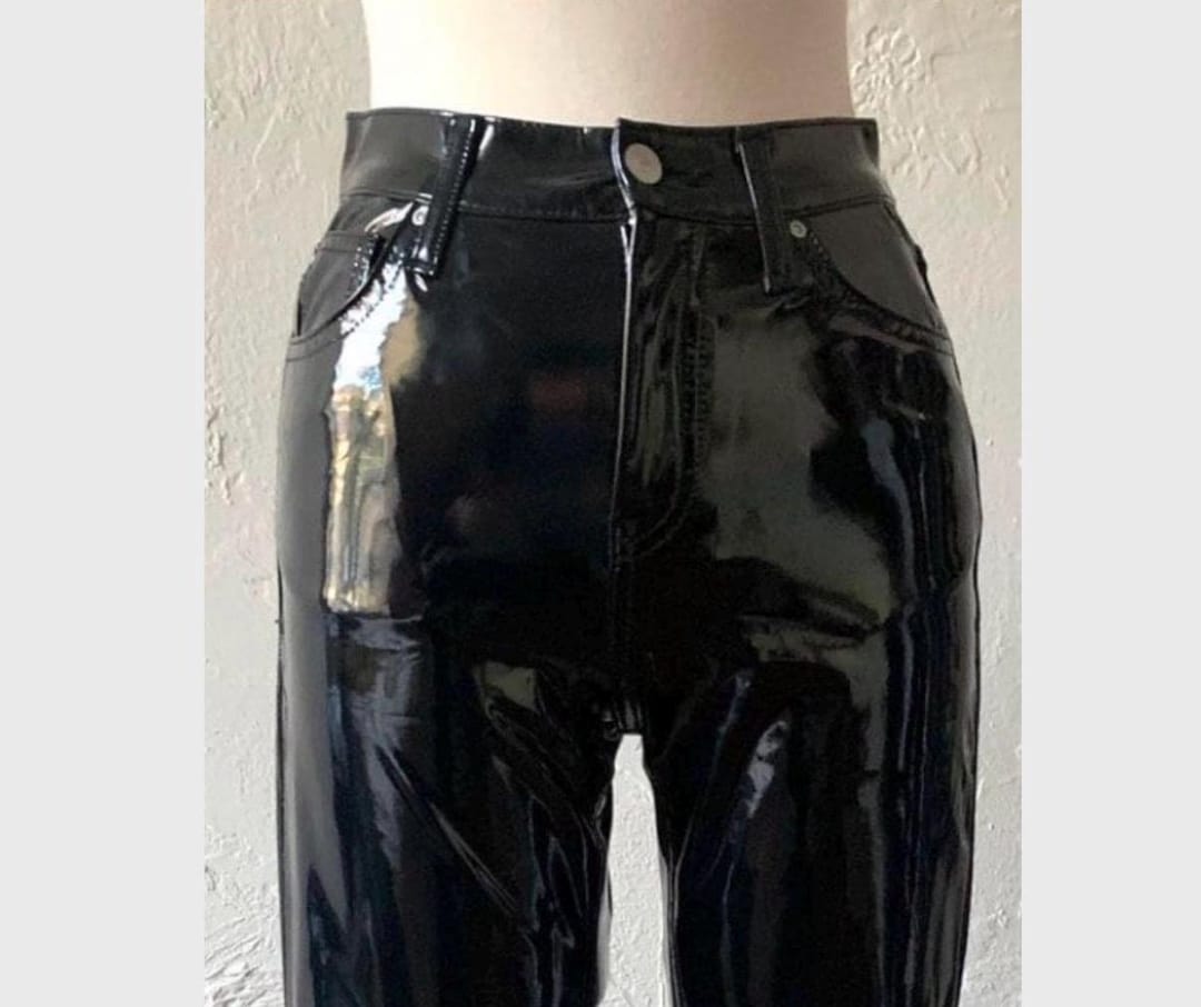 Topshop Patent Leather Pants - Etsy