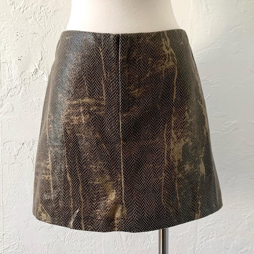 Y2K Snake Mini Skirt - Etsy