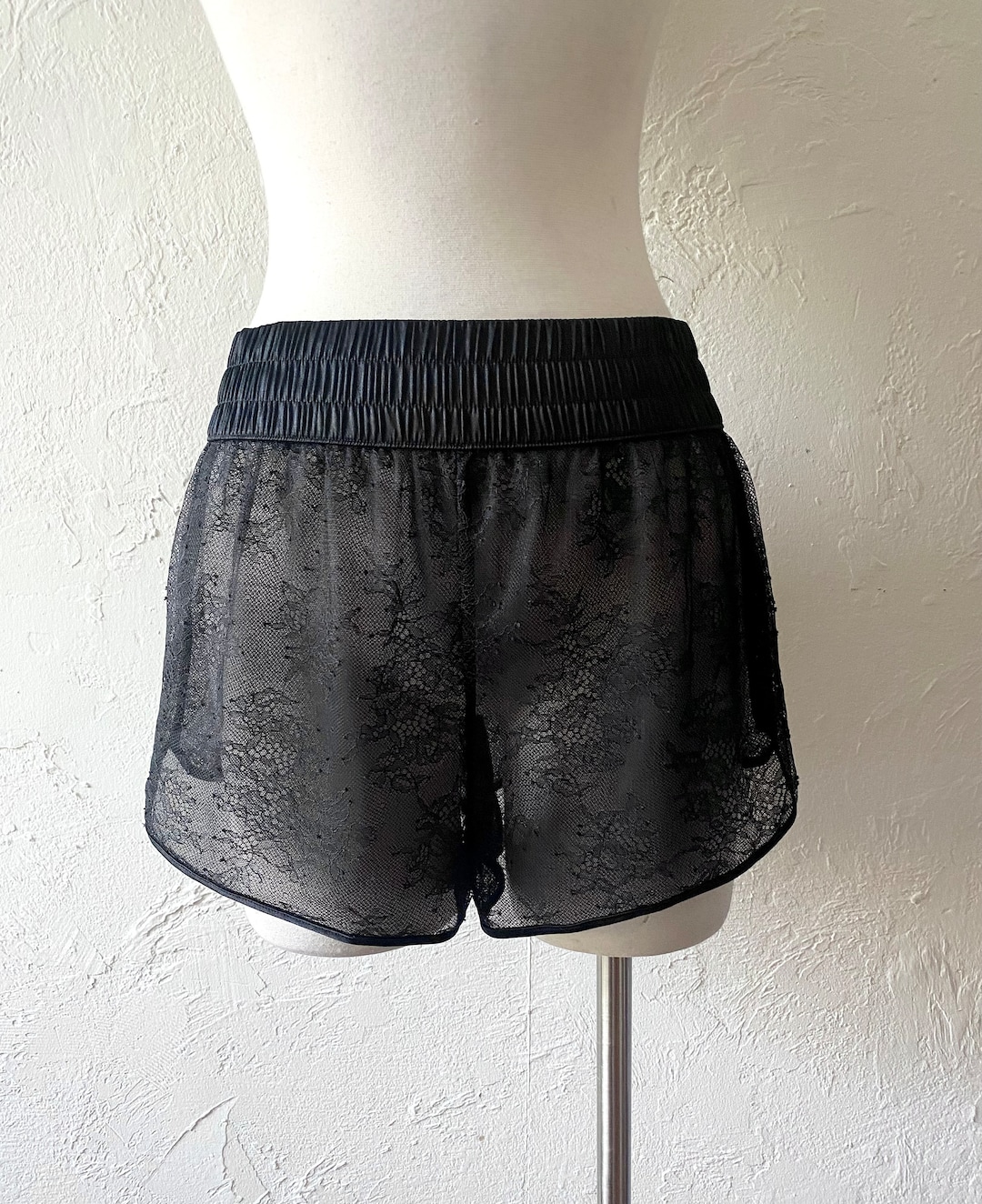 Victorias Secret Lace and Satin Shorts - Etsy
