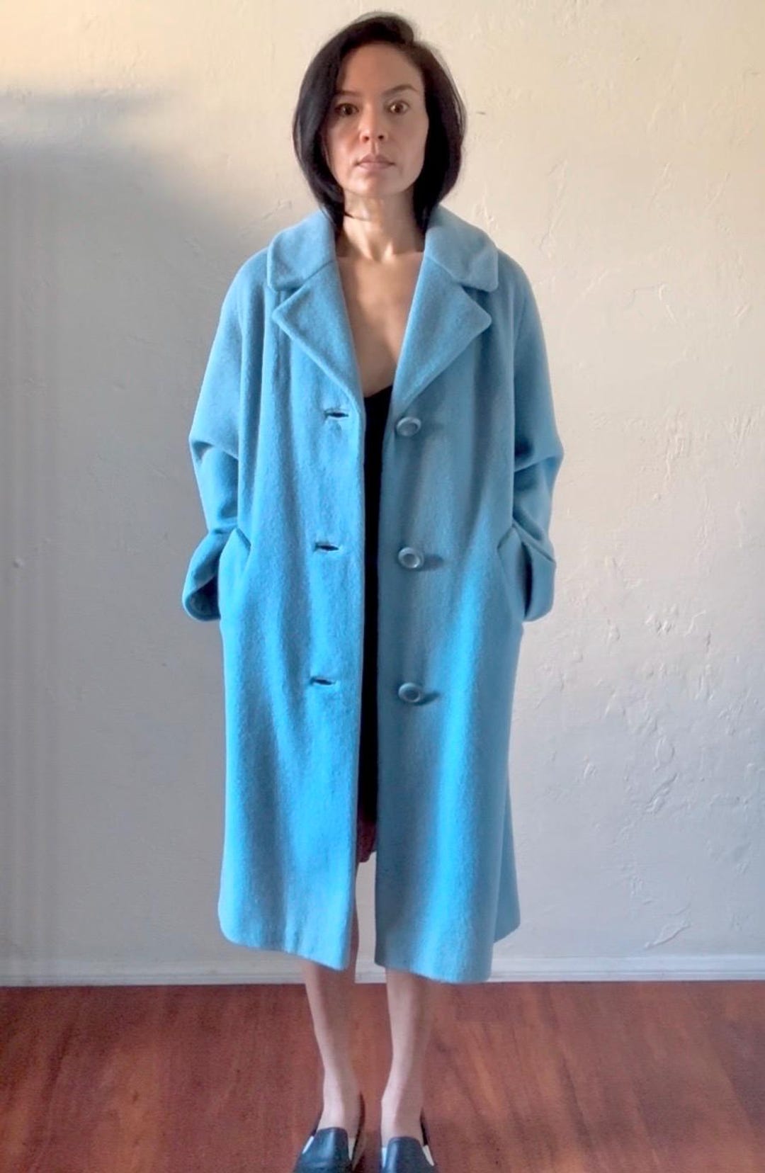 Vtg Heavy Wool Coat - Etsy