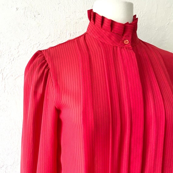 80s Dabney pleated blouse - Gem