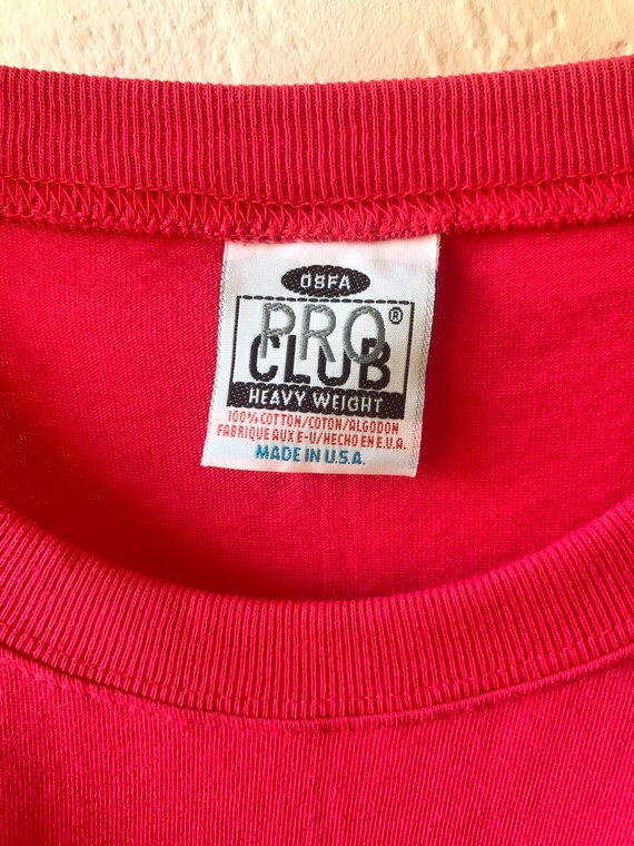 90s Pro Club red oversized tee-shirt dress XL - Gem