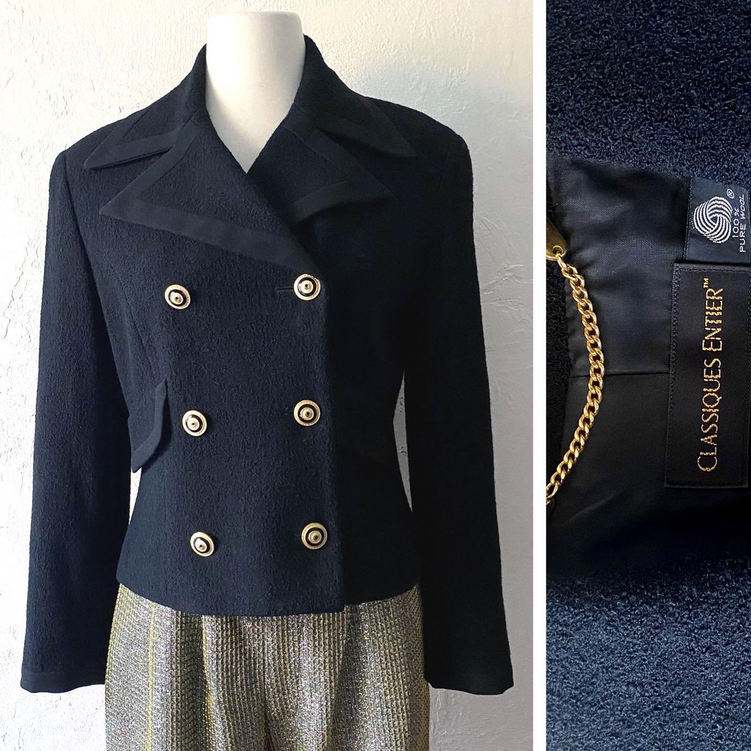 Vtg Classiques Entier Boucle Wool Jacket - Etsy
