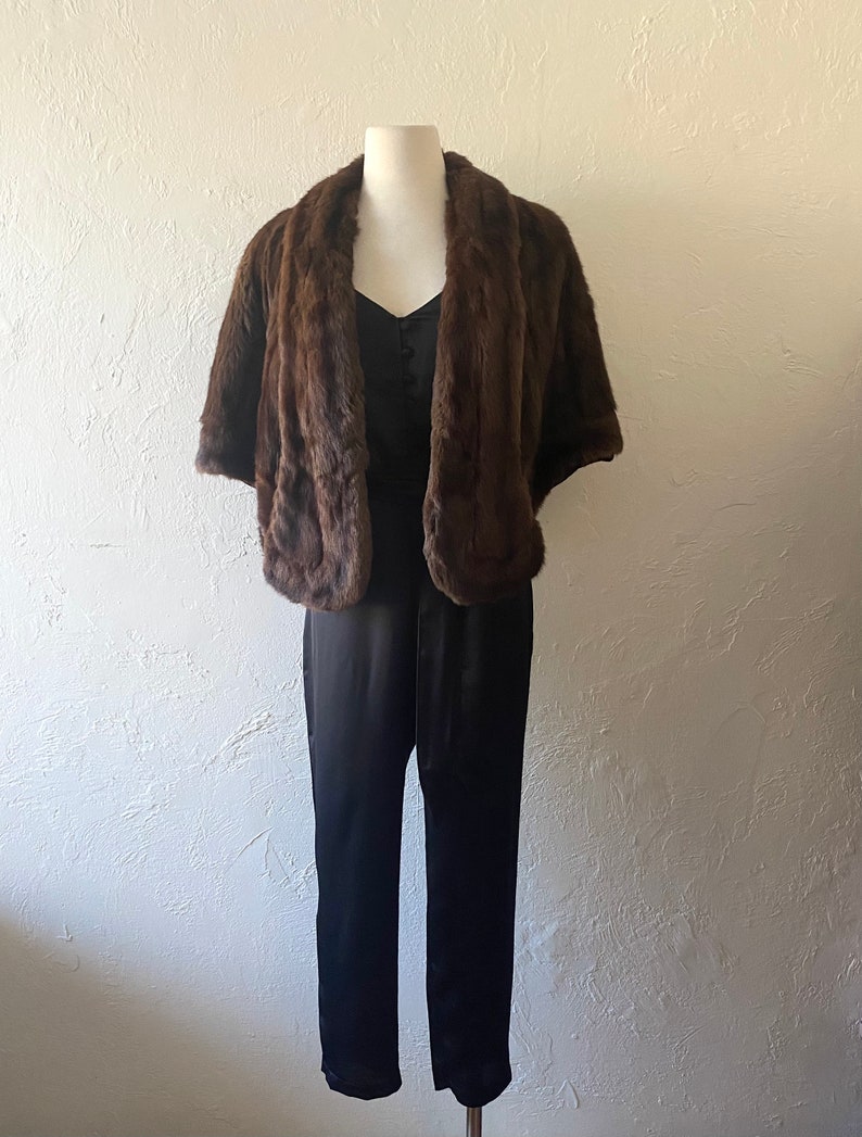 Vtg George Benioff Mink Fur Shawl - Etsy Israel