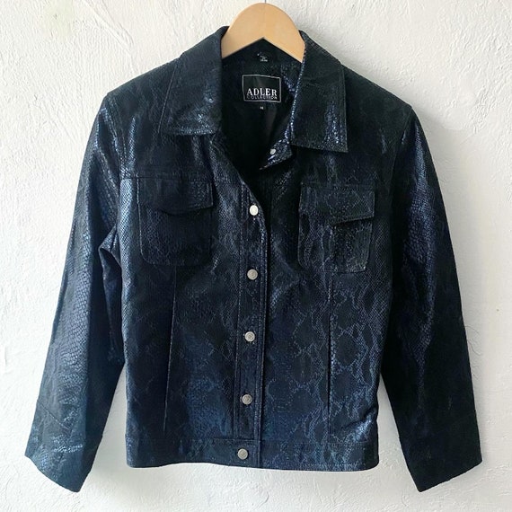 Leather snake skin jacket - Gem