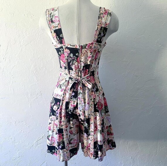 90s floral flared romper - Gem