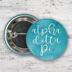 Adpi Alpha Delta Pi Hand Script Single or Bulk 2.25 - Etsy