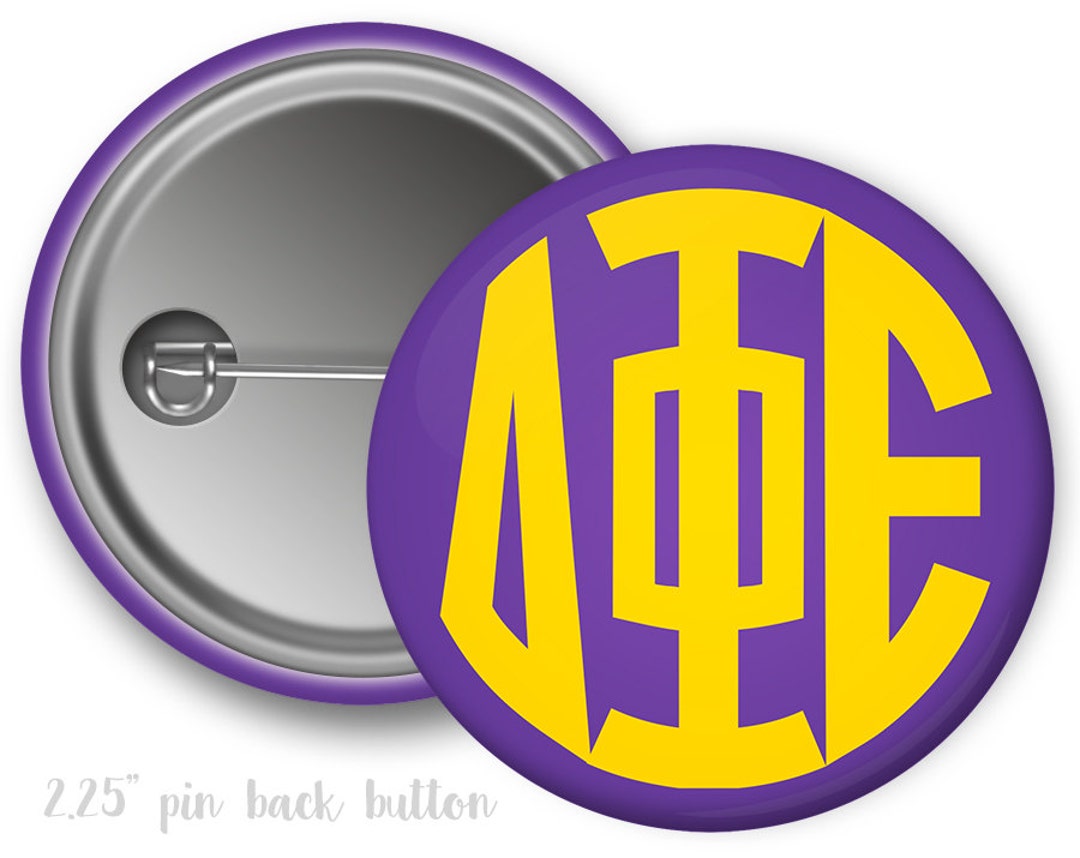 Dphie Delta Phi Epsilon Monogram Single or Bulk 2.25 - Etsy