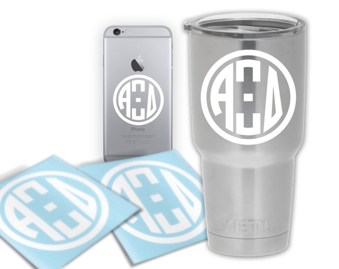 Axid Alpha Xi Delta Circle Letter Decal Laptop Sticker Car - Etsy