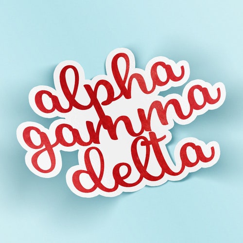 Alpha Gamma Delta Sticker Pack Sorority Stickers Alpha Gamma | Etsy