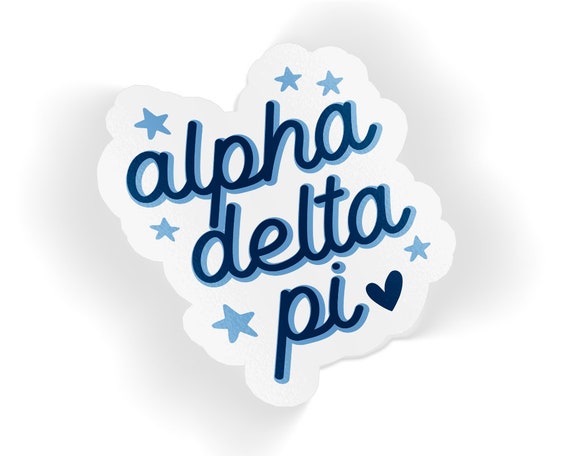 Alpha Delta Pi Love Sticker Sheet Craft Supplies & Tools Paper, Party ...