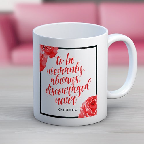 Chio Chi Omega Alumna Mug Sorority Coffee Mug - Etsy