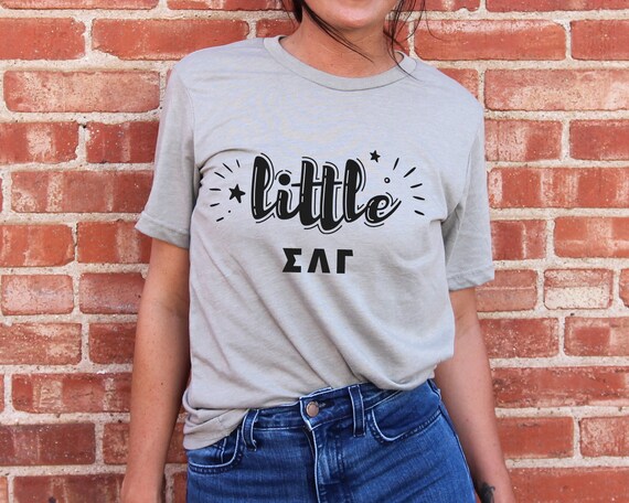 SLG Sigma Lambda Gamma Little Greek Sorority Tee | Etsy