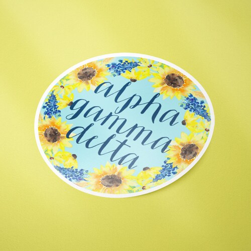 Alpha Gamma Delta Sticker Pack Sorority Stickers Alpha Gamma | Etsy