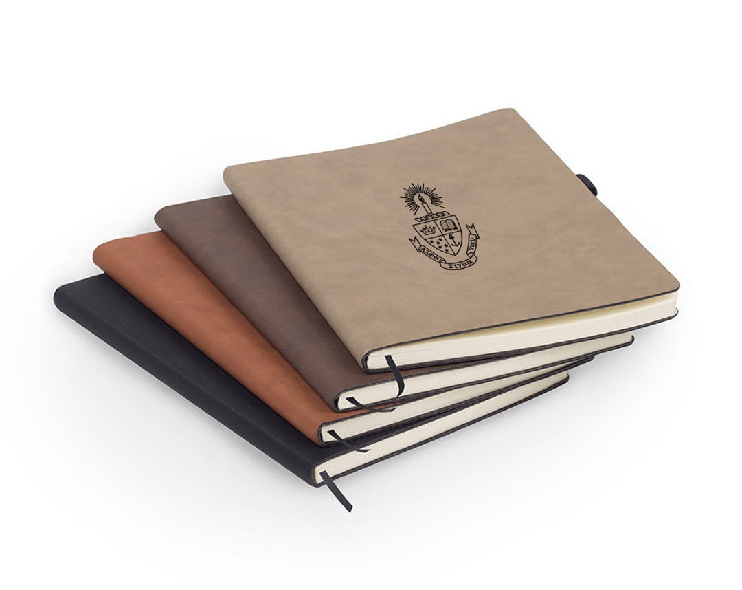 AST Alpha Sigma Tau Crest Faux Leather Notebook Journal - Etsy