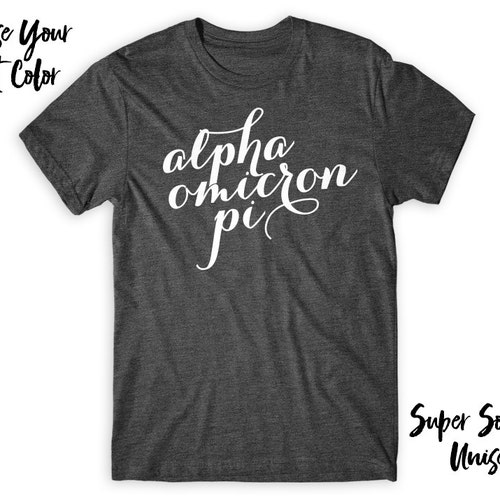 Alpha Omicron Pi Handwriting Script Sorority Baseball Cap | Etsy