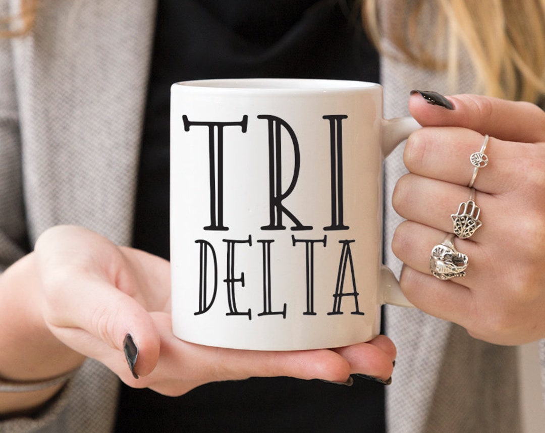 Tridelta Delta Delta Delta Inline Mug Sorority Coffee Mug - Etsy