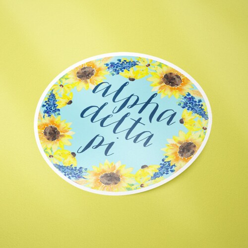 Alpha Delta Pi Sorority Sticker Pack Perfect for Bid Day - Etsy